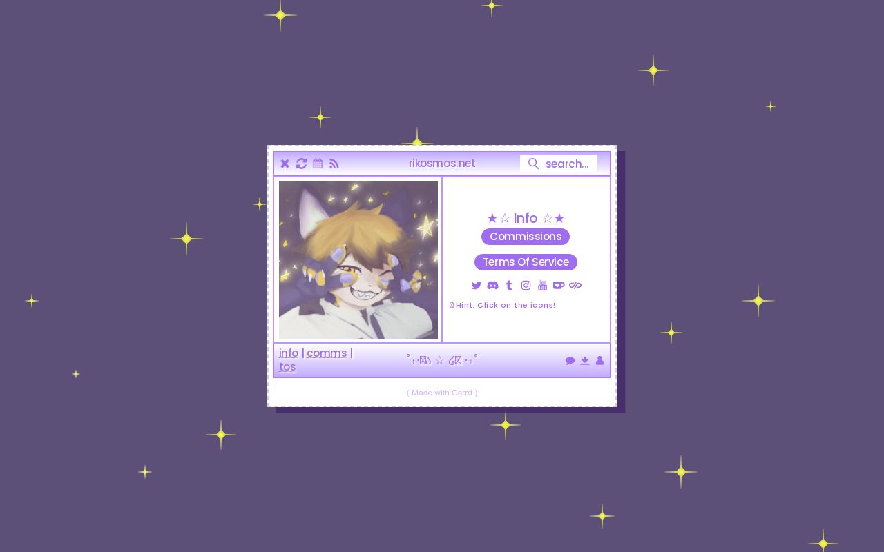 Riko Commission Carrd